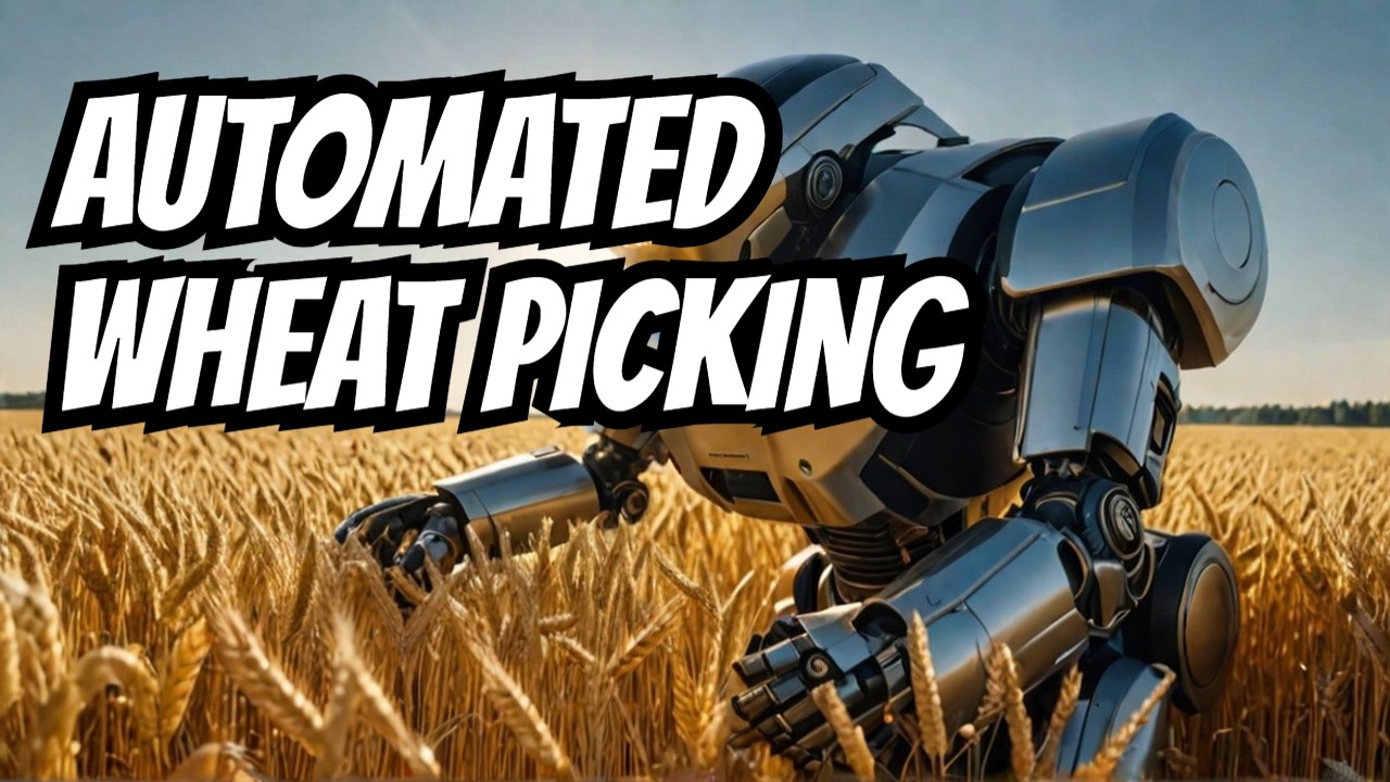 Robot Harvesting Wheat in the Most Satisfying Way - YouTube