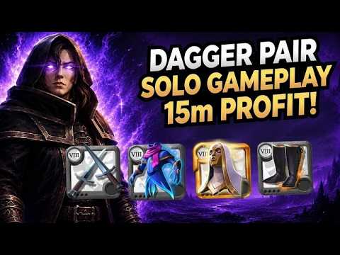 Albion'da Dagger Pair Oynamak Çok Eğlenceli! 15M PROFİT (Solo #18)