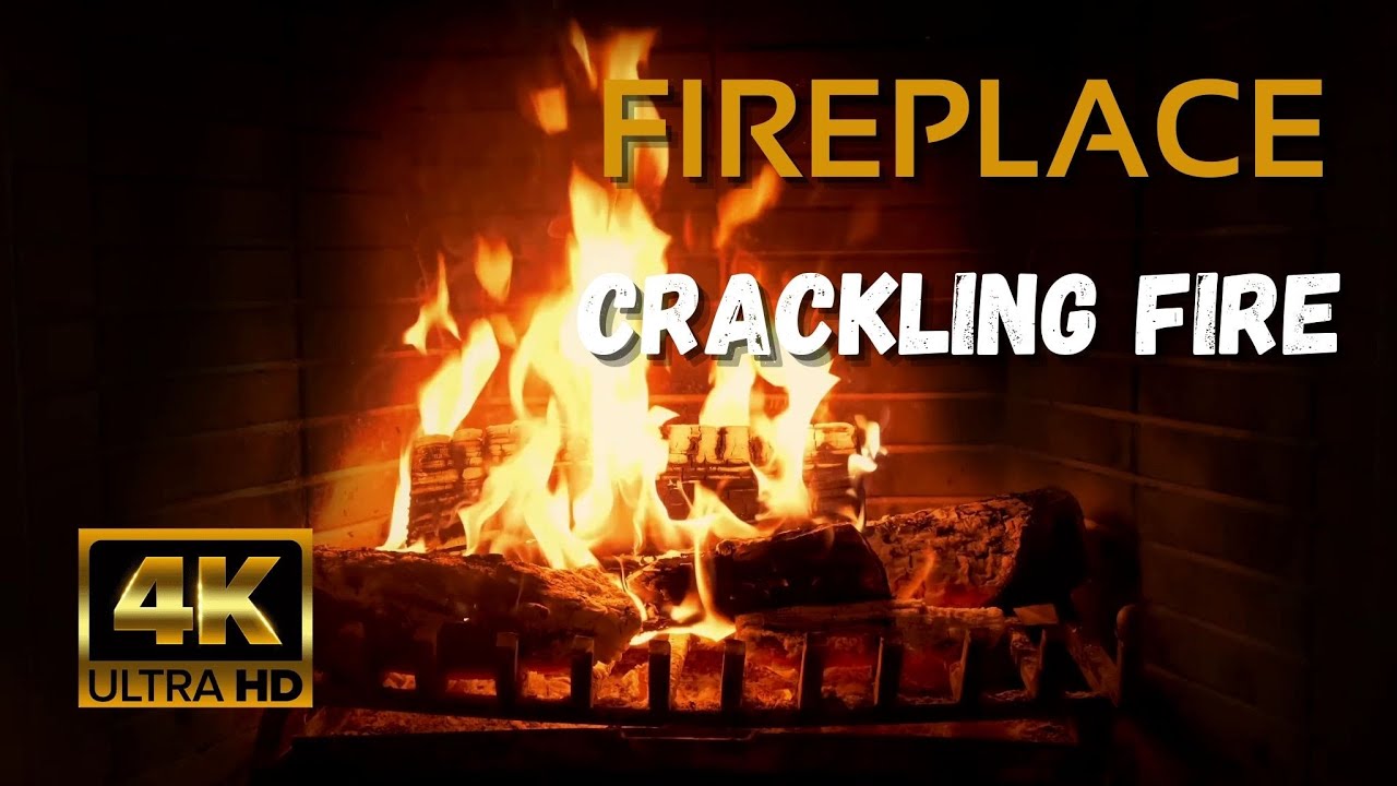 4K Relaxing Fireplace Sounds🔥Crackling Fire Sounds 4 HOURS - YouTube
