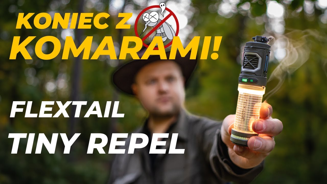 Sposób na KOMARY. Recenzja Flex Tail TINY REPEL! #outdoorgear #recenzja #bushcraftpolska - YouTube