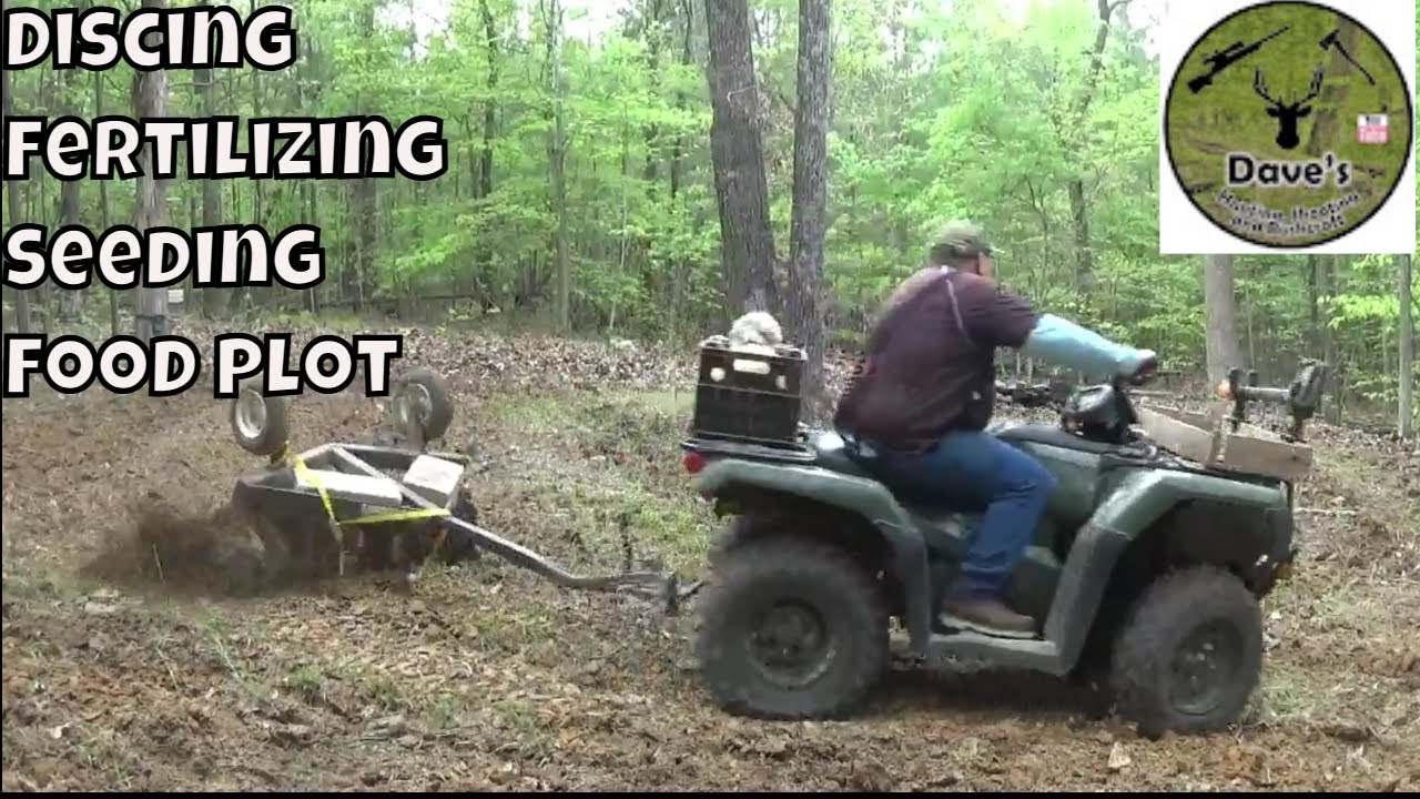 Prepping and Seeding the Expanded Food Plot - YouTube