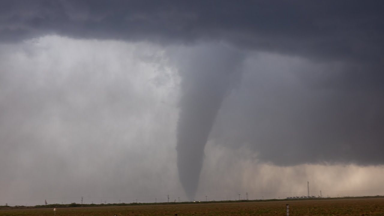 BIG Stovepipe Tornado in Texas & INCREDIBLE Storm Structure! - YouTube