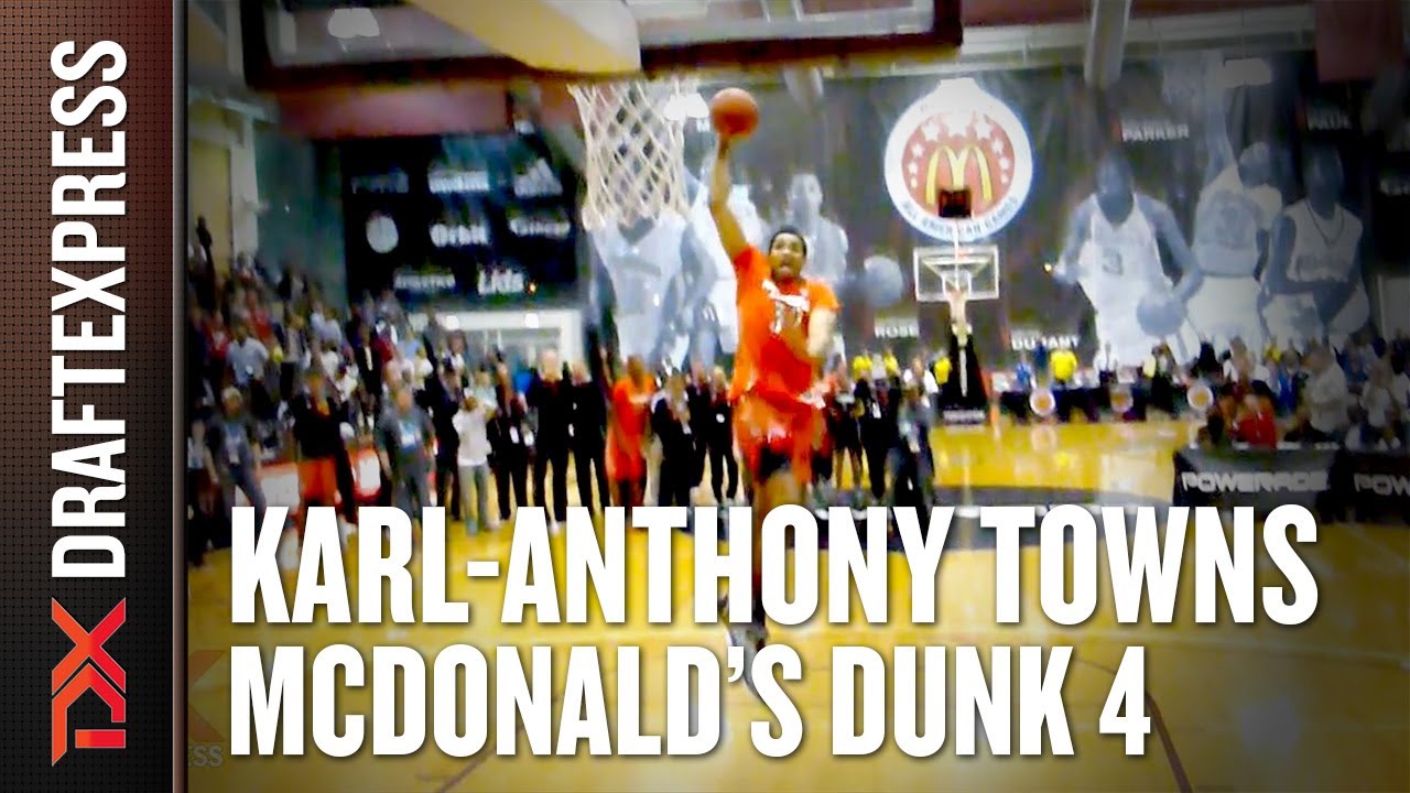 Karl-Anthony Towns - 2014 McDonalds All American Dunk Contest - Dunk 4 ...