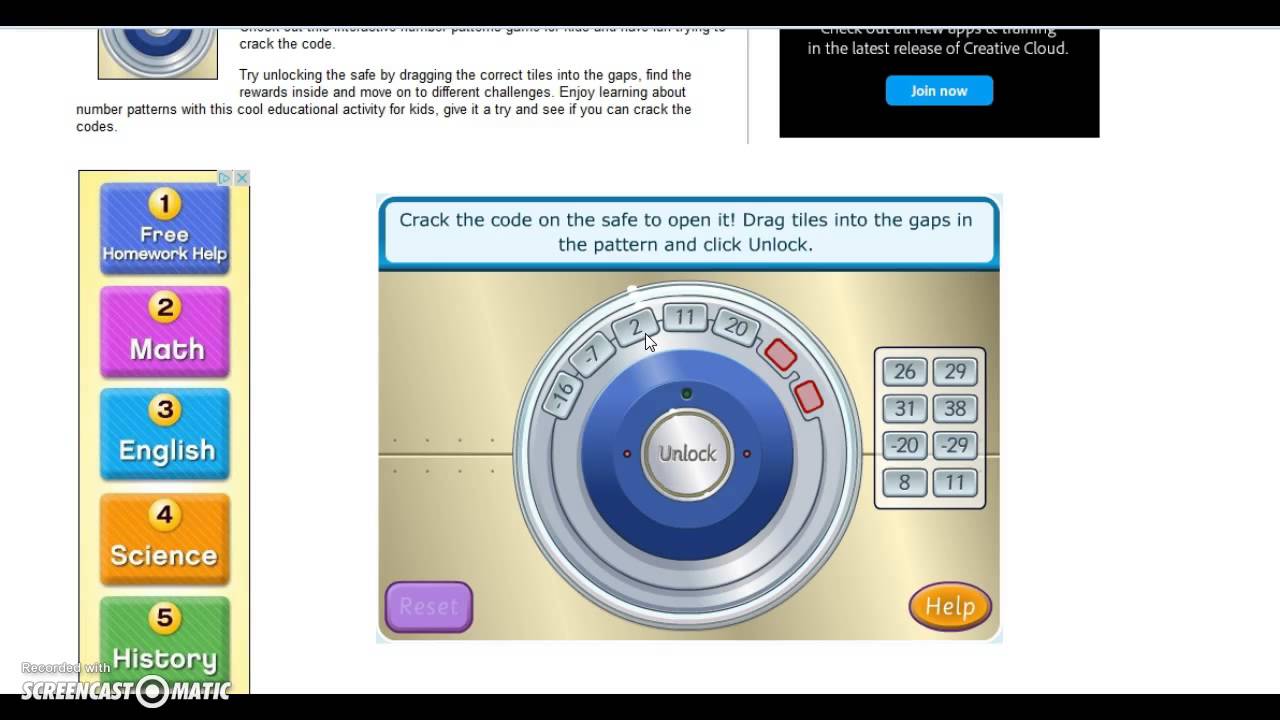 Crack the Code Game - YouTube