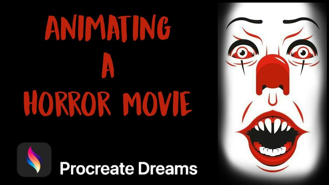 🎨👻 Animating a Horror Movie Scene in Procreate Dreams! | Spine-Chilling ...