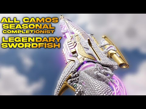 ALL CAMOS LEGENDARY SWORDFISH INIQUITOUS BONES SEASONAL COMPLETIONIST ...