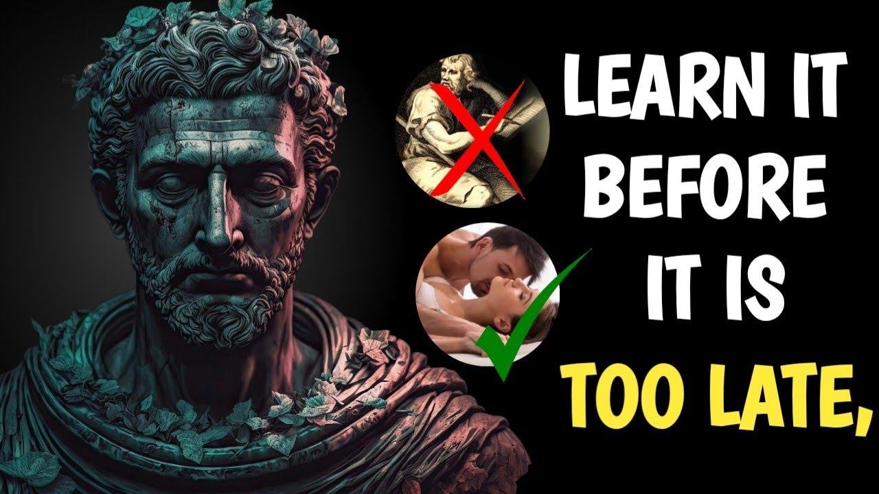 9 stoic Life Lessons Men Learn Too Late In Life ||stoicism Life lessons ...
