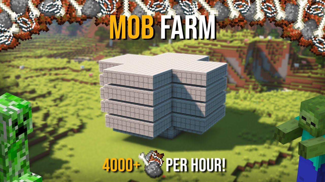 Minecraft's NEW EFFICIENT MOB FARM 1.20.2 - INSANE LOOTS ! - YouTube