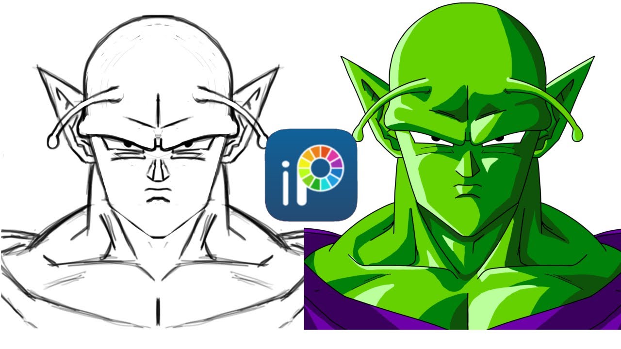 How to draw Piccolo in ibis paint x || dragon dragon ball z - YouTube