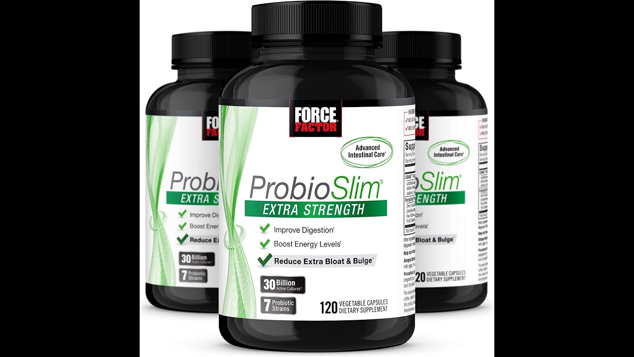 Force Factor ProbioSlim Extra Strength Probiotic Supplement for Women ...
