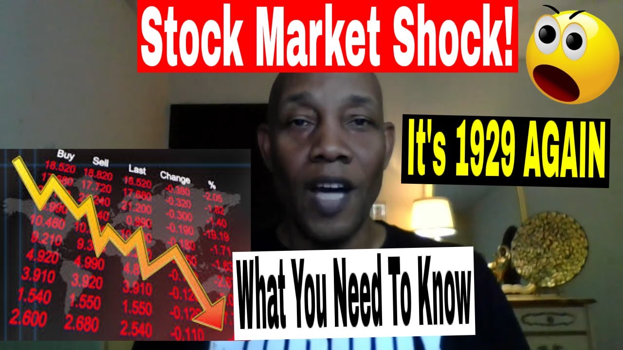Stock Market Shock! It's 1929 AGAIN. What You Need To Know - YouTube