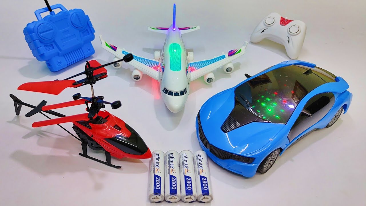 3d lights mini airbus and 3d lights rc car | helicopter | airbus a380 ...