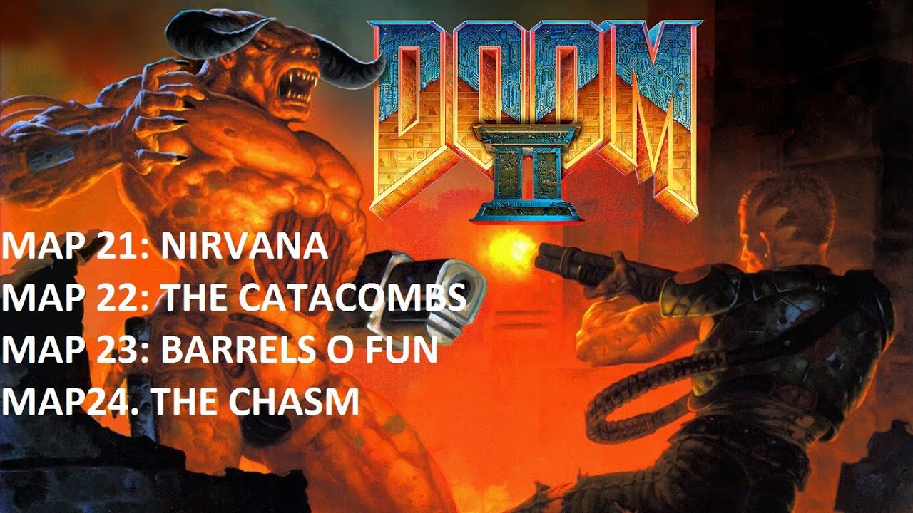 Doom 2. map 21 - 24 - YouTube