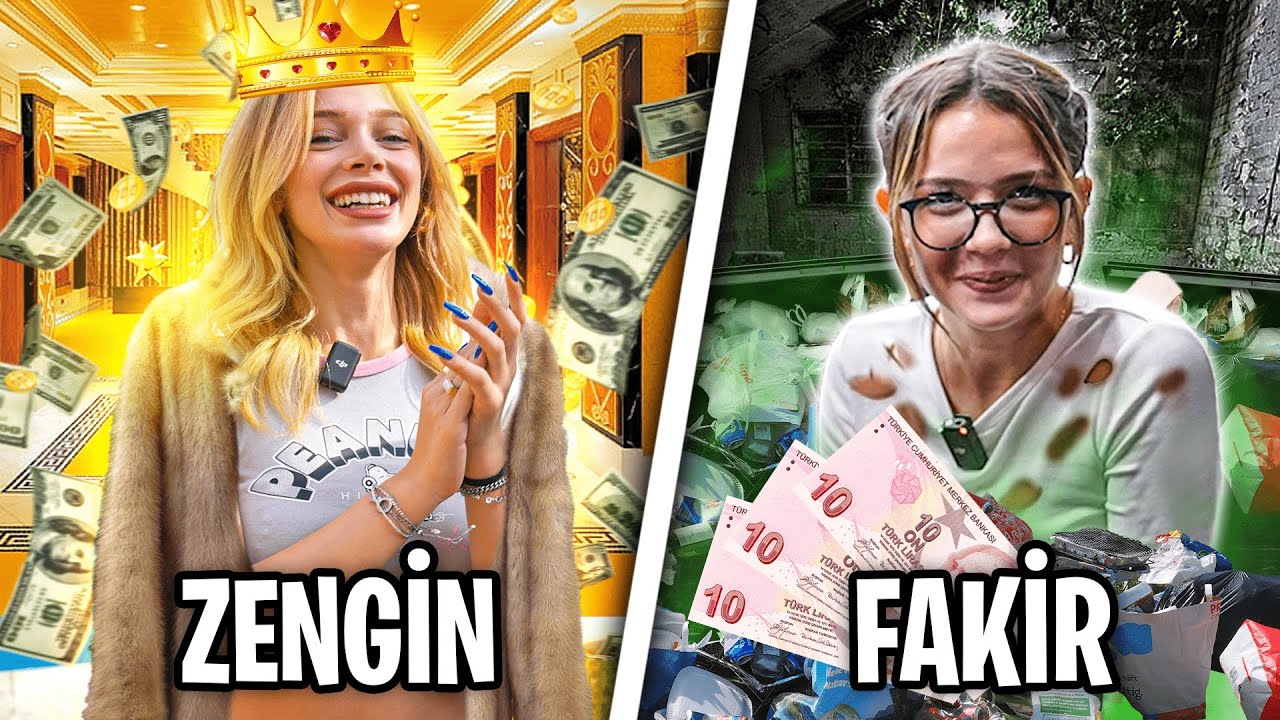 ZENGİN VS. FAKİR BİR GÜN GEÇİRMEK ! w/@YarenAlaca - YouTube
