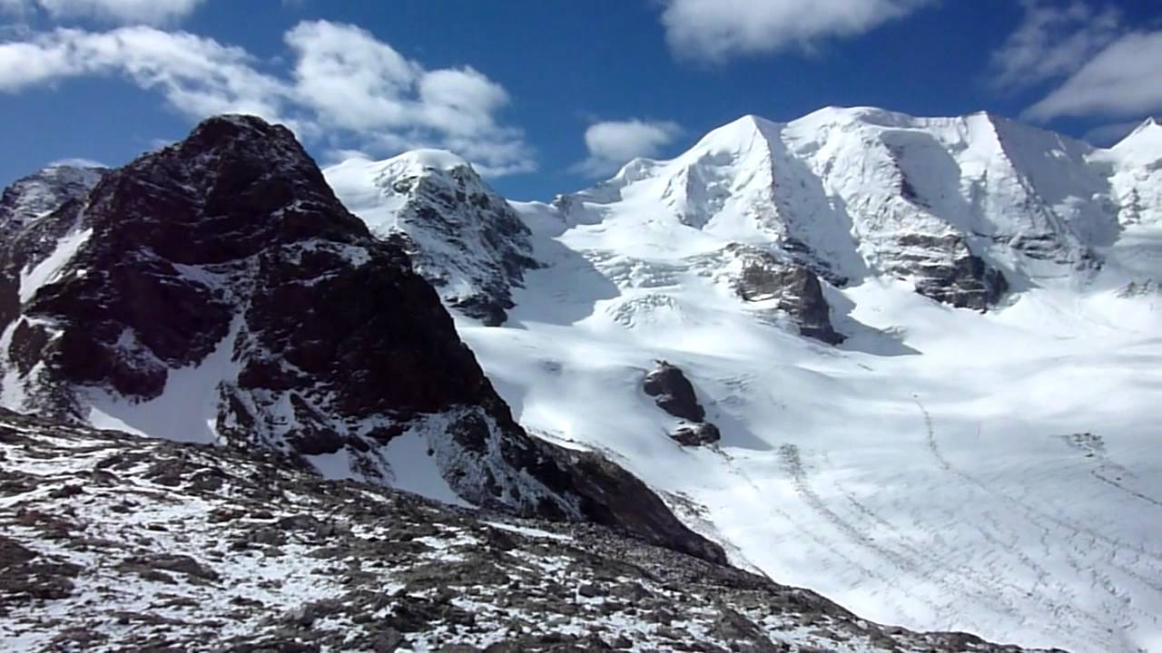 Panorama from Diavolezza in Switzerland Movie - YouTube