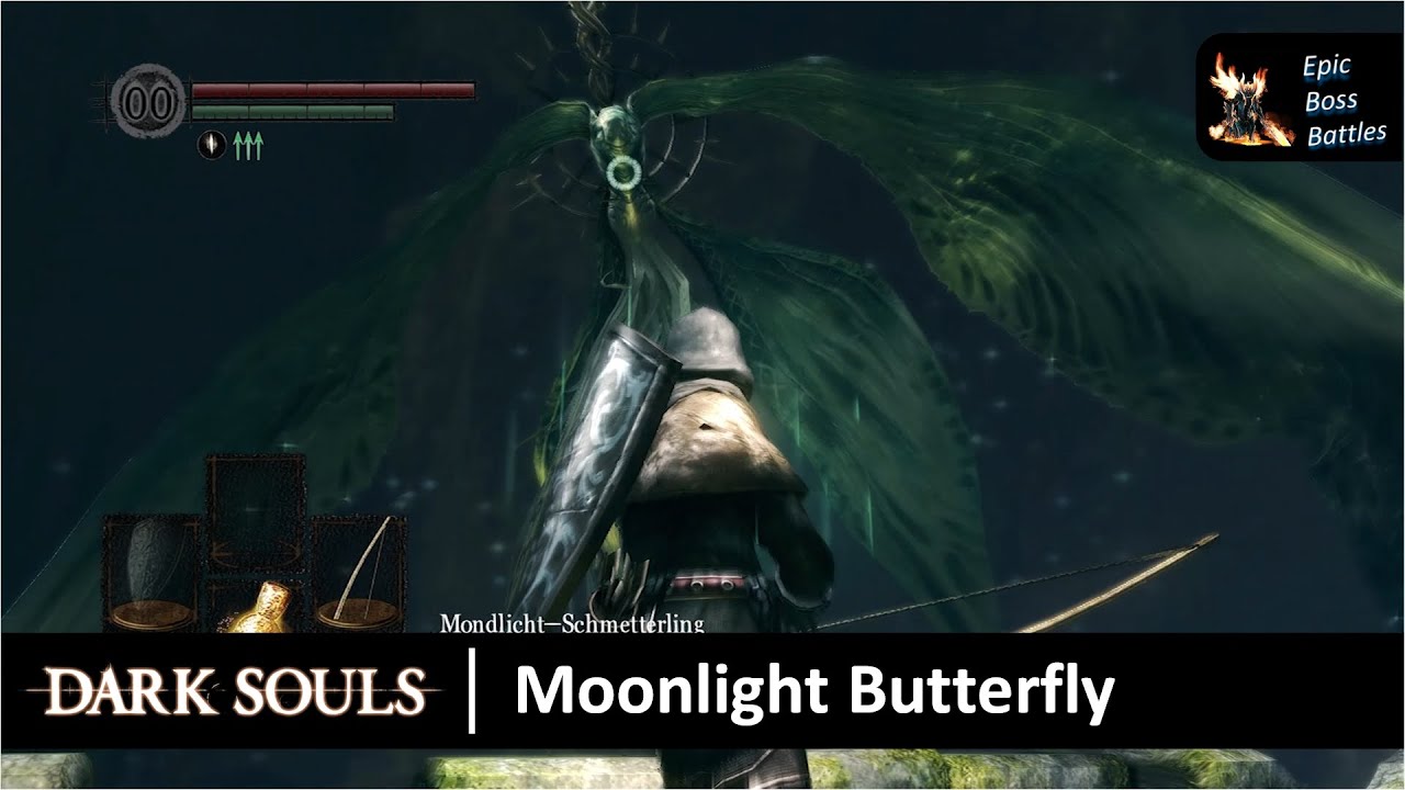 Dark Souls - Moonlight Butterfly Boss Battle [HD] - YouTube