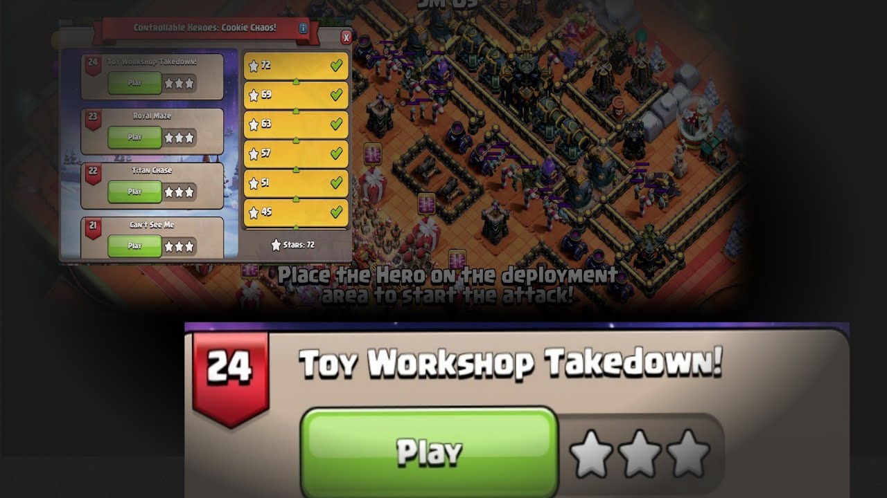 24.ΤΟΥ WORKSHOP Takedown! easy #clashofclans #coc @ClashOfClans - YouTube