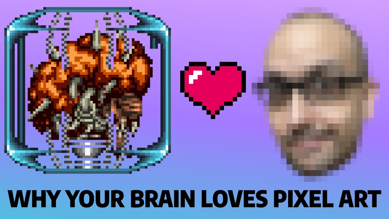 Imagination Vs. Immersion: Why Your Brain Loves Pixel Art - YouTube