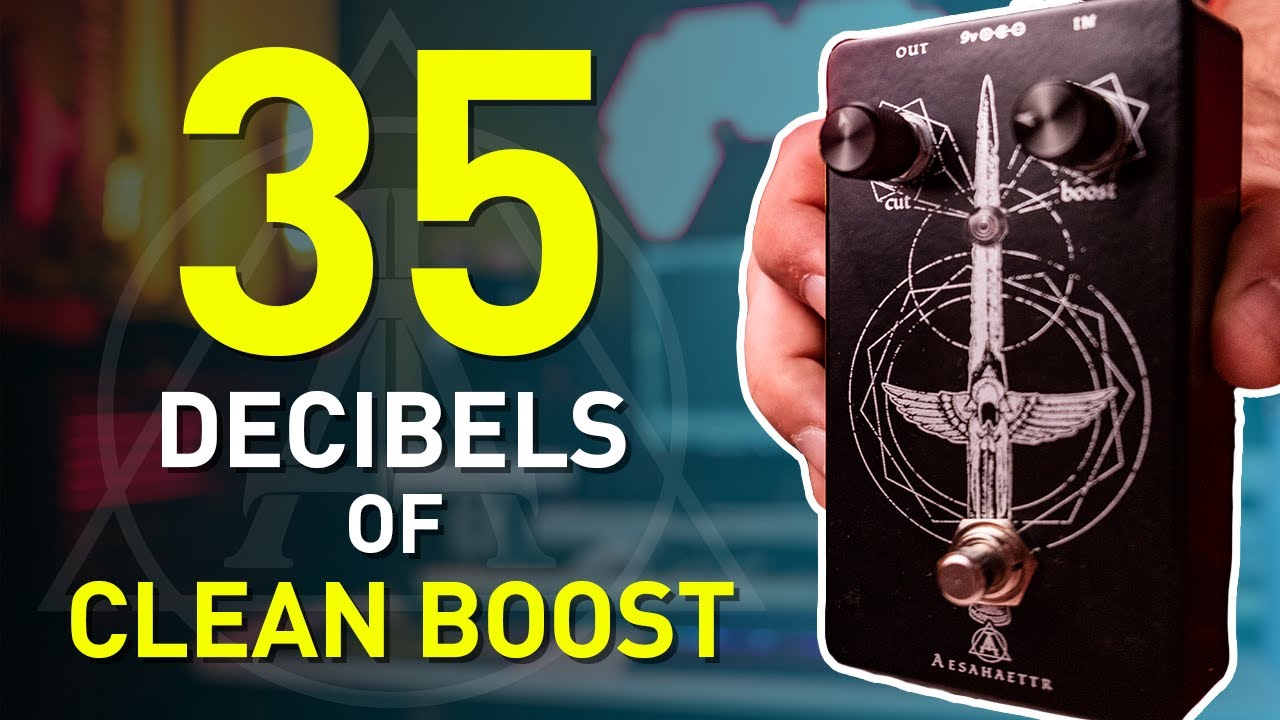 Best clean boost pedal? Lichtlaerm Audio Aesahaettr - 35db of clean ...