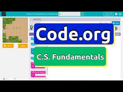 Code.org Harvesting with Conditionals Lesson 19 Answers Explained ...