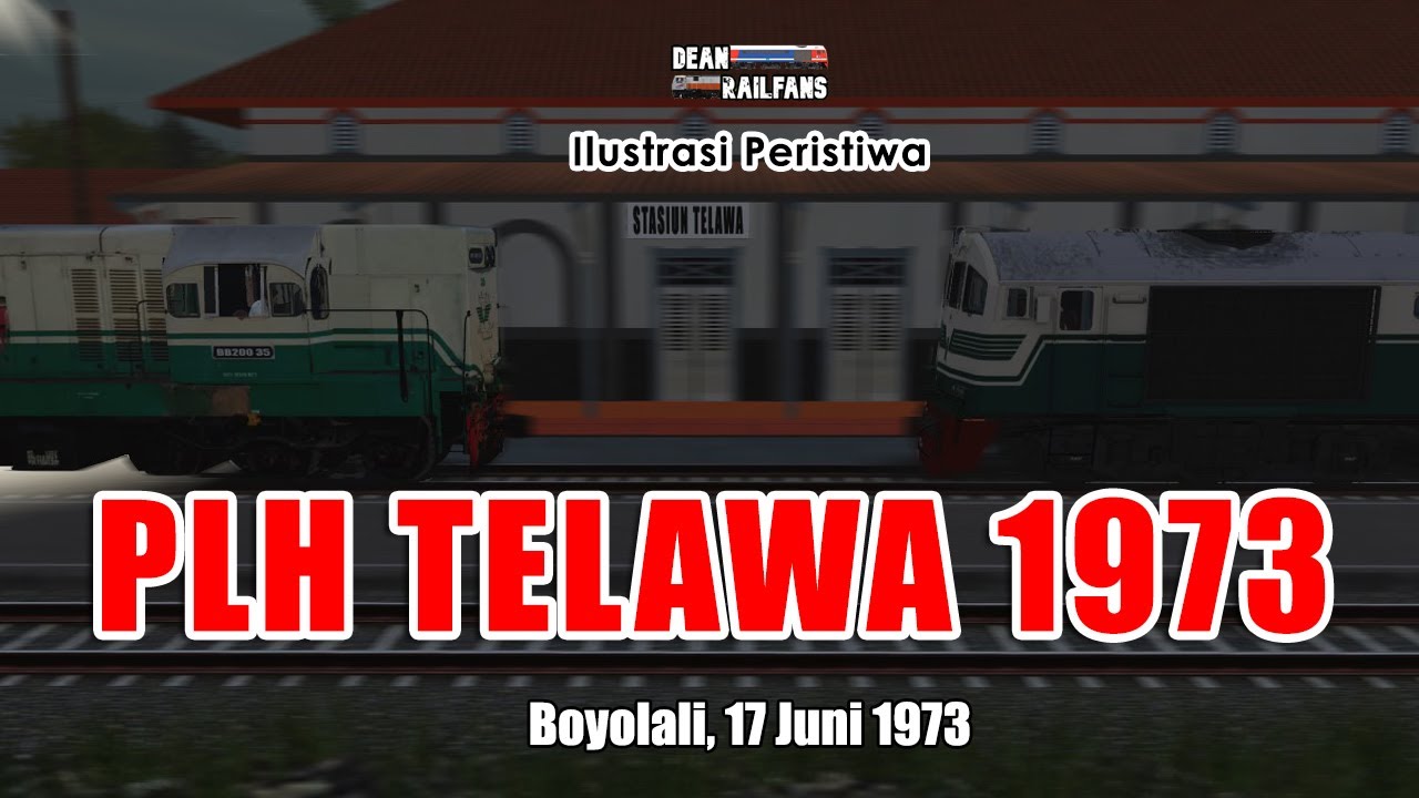 TRAGEDI TELAWA 1973 - Adu Banteng Lokomotif CC200 01 dan BB200 35 ...