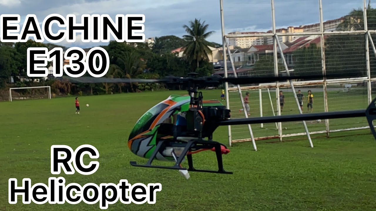 Eachine E130 first time fly - YouTube