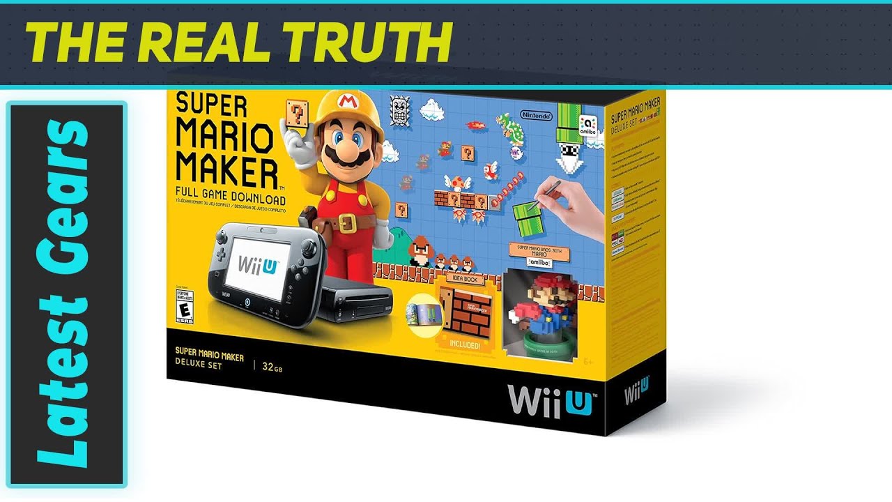 Super Mario Maker Console Deluxe Set - Nintendo Wii U (Canada Import ...