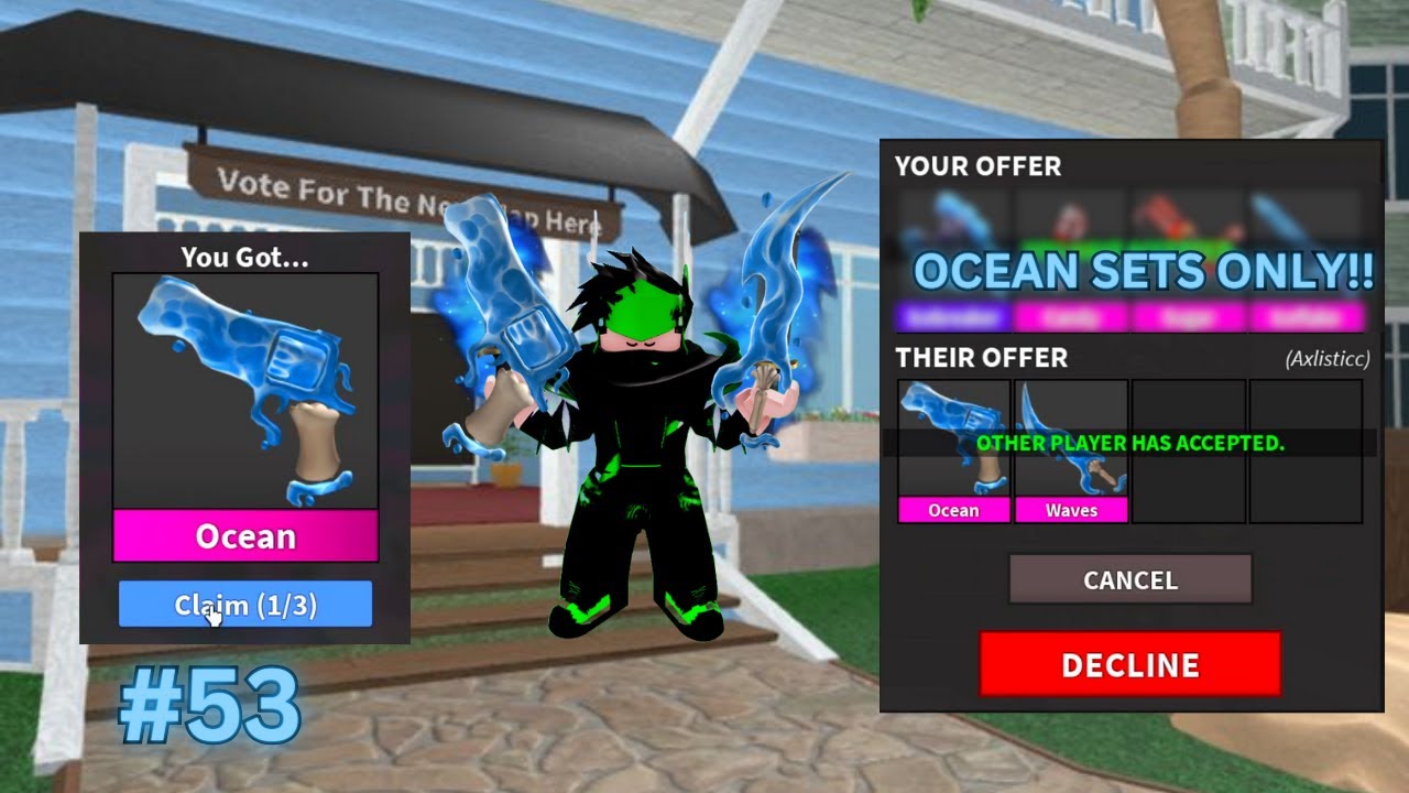 MM2 Trading MONTAGE #53 | Ocean Sets!! - YouTube