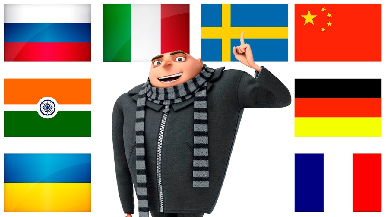 Despicable me in different languages MEME - YouTube