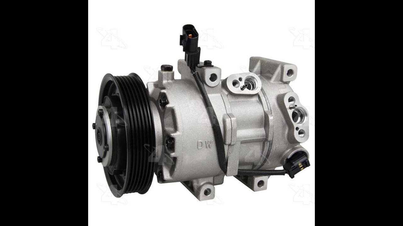 How to replace a A/C compressor on a 2014 Hyundai Accent - YouTube