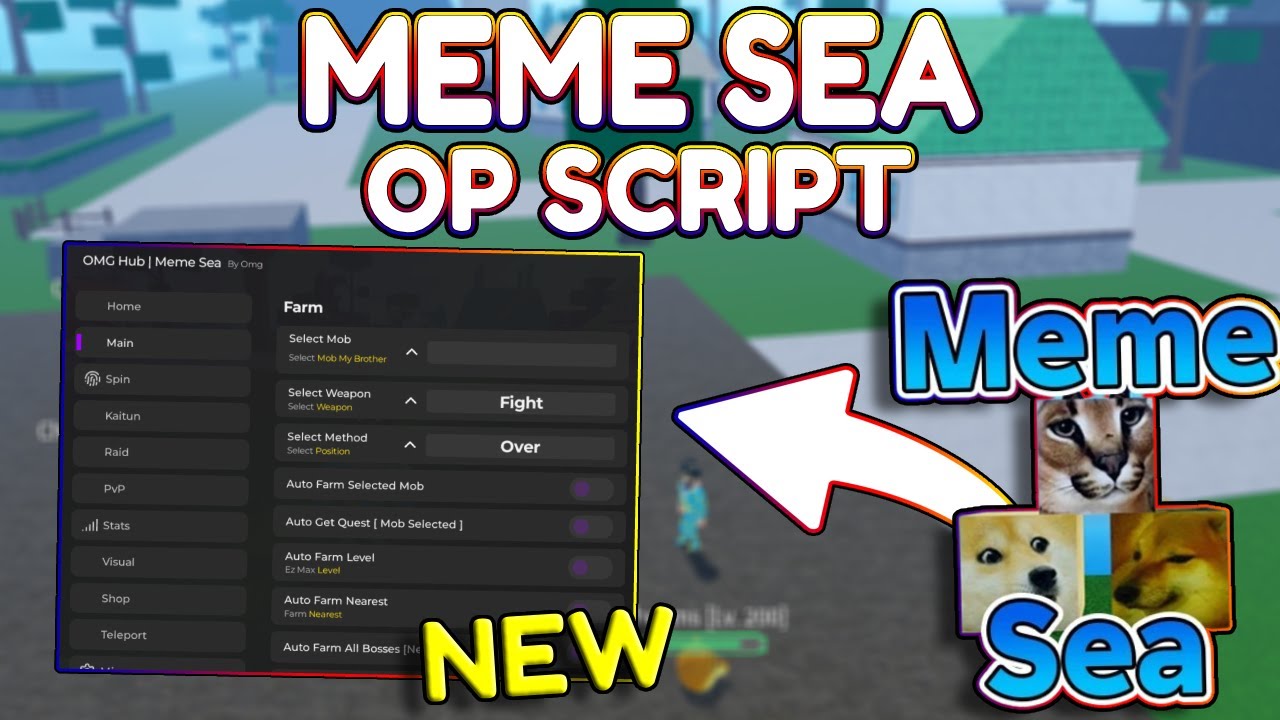 *NEW* Meme Sea OP Script (PASTEBIN) 2025 - YouTube