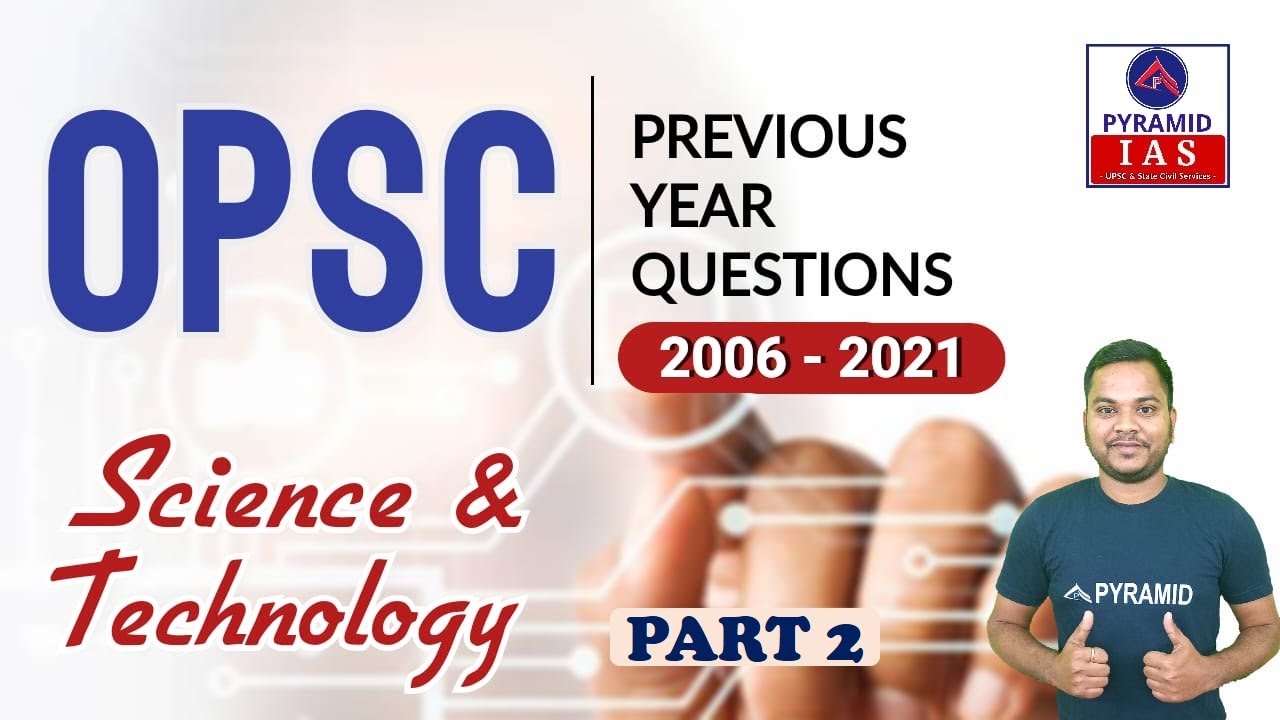 oas previous year question paper | Science and Tech (2006 to 2021) | # ...