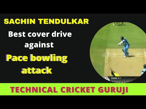 Best Cover Drive Sachin Tendulkar - YouTube