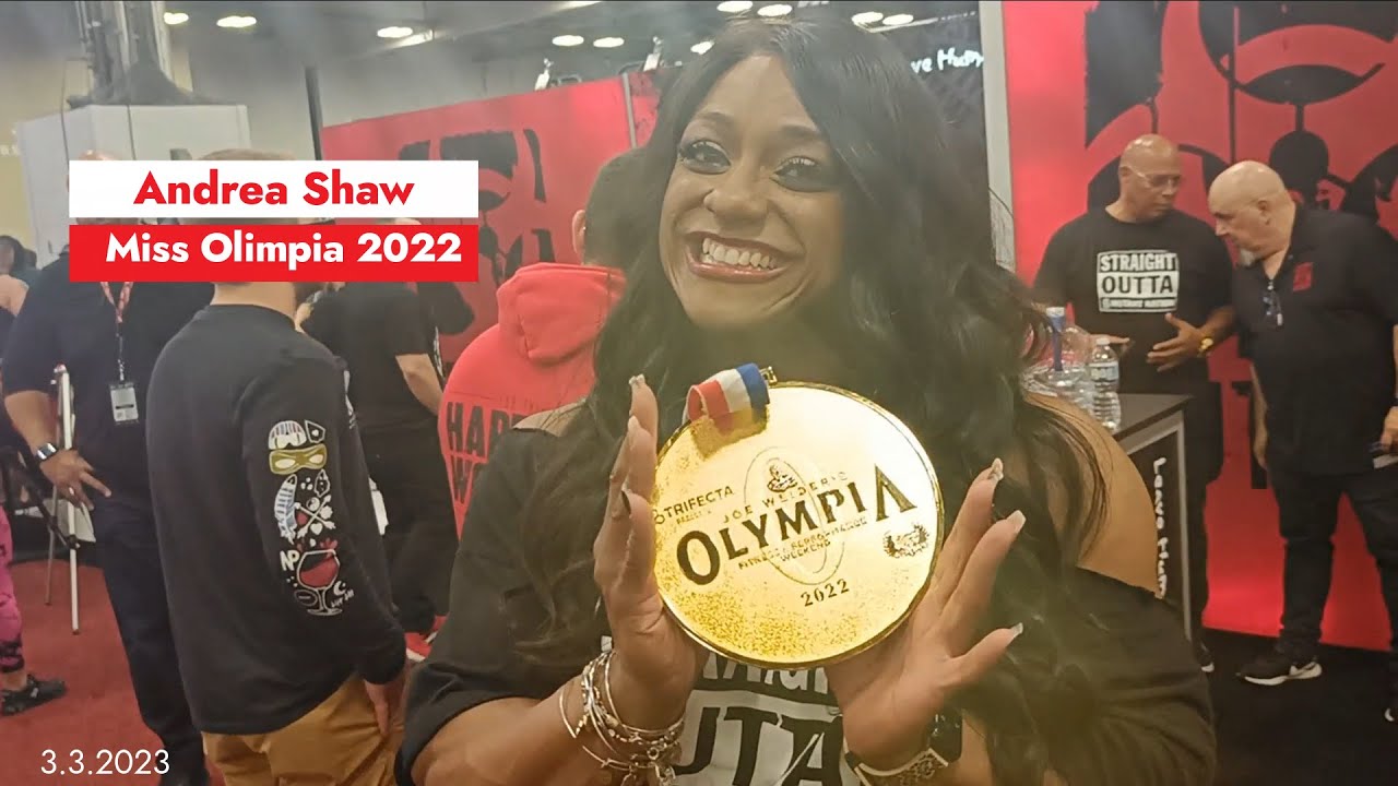 Miss Olimpia 2022 Andrea Shaw conheci no Arnold Sports Festival 2023 ...