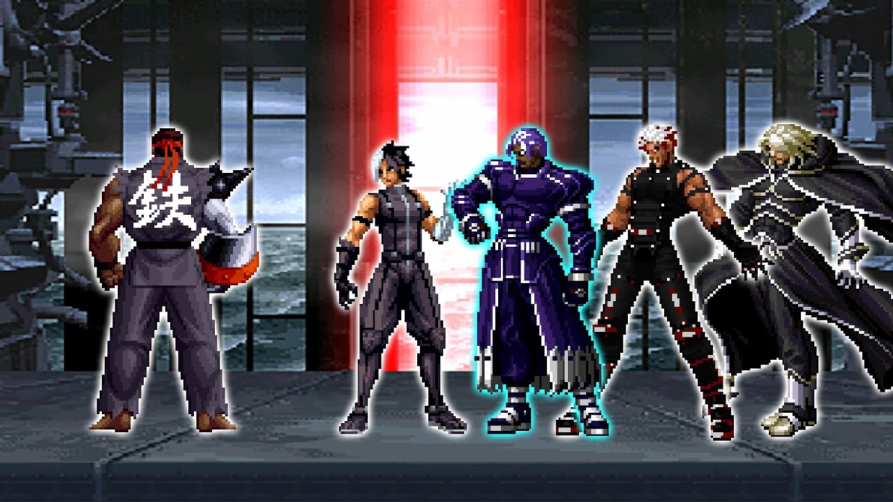 KOF MUGEN | Cyborg Ryu VS Soldados NESTS - YouTube