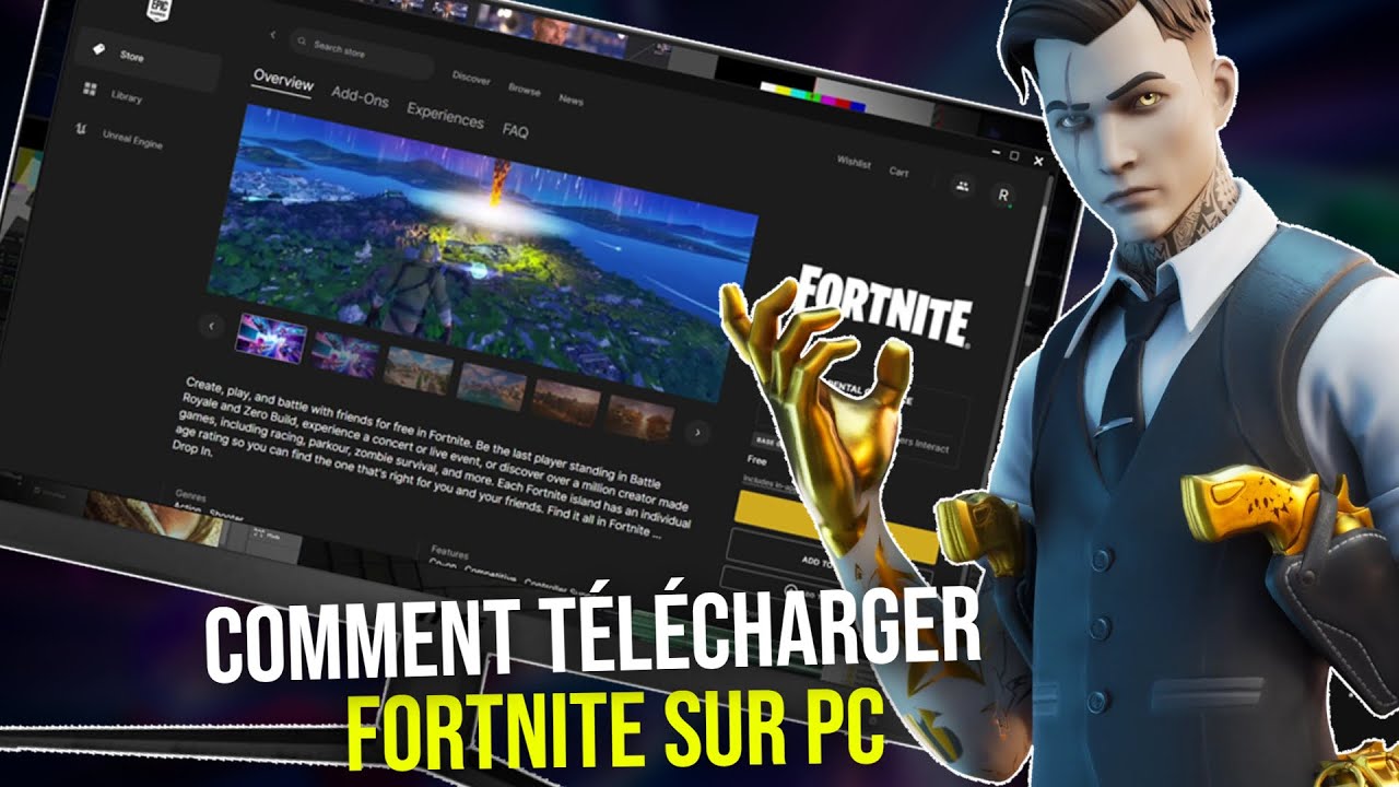 Comment Installer Fortnite sur PC (2024) - YouTube