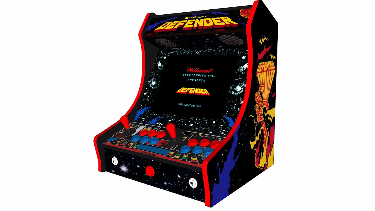 Classic Bartop Arcade Machine with 619 Games Defender theme Game Elf ...
