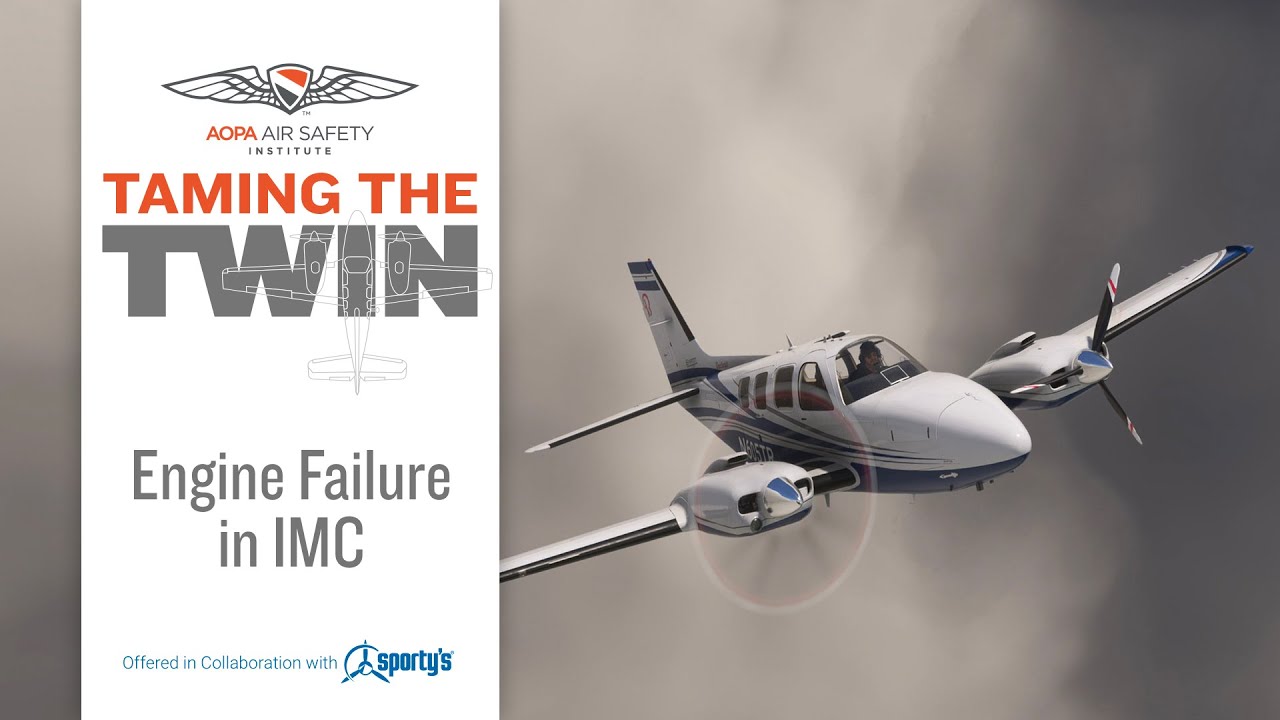 Taming the Twin: Engine Failure in IMC - YouTube