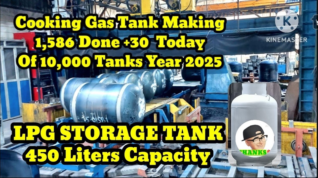 Cooking Gas Tank Making Year 2025 - 1,586 tanks done yesterday +30 ...