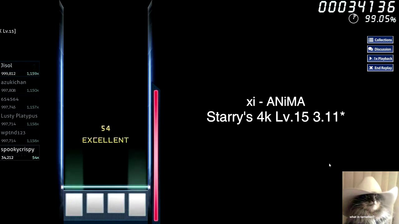 1 year of Osu!Mania skill progression from sp00kycrispy - YouTube