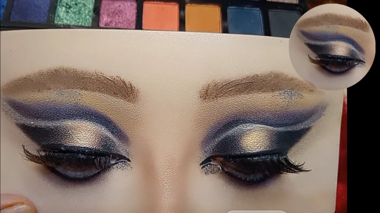 Let's learn this Gorgeous Advance Eye makeup tutorial||advance Eye ...
