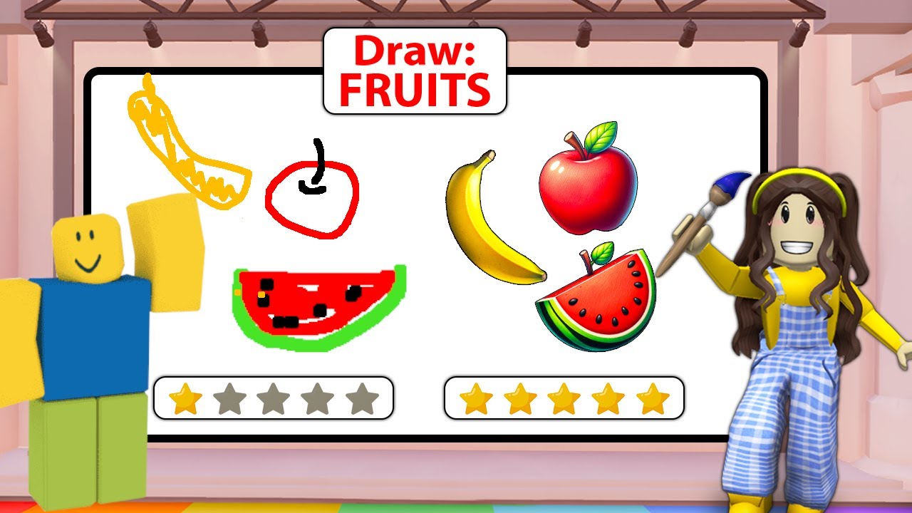 Playing Roblox Speed Draw! - YouTube