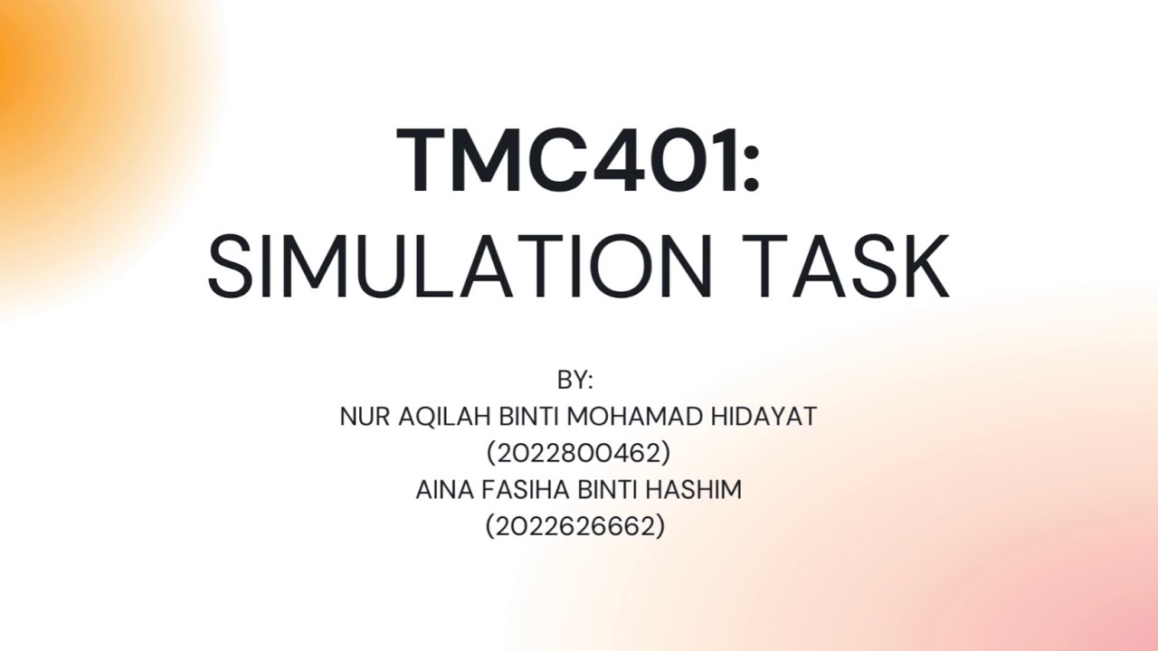 MANDARIN 1 (TMC401)_SIMULATION TASK - YouTube