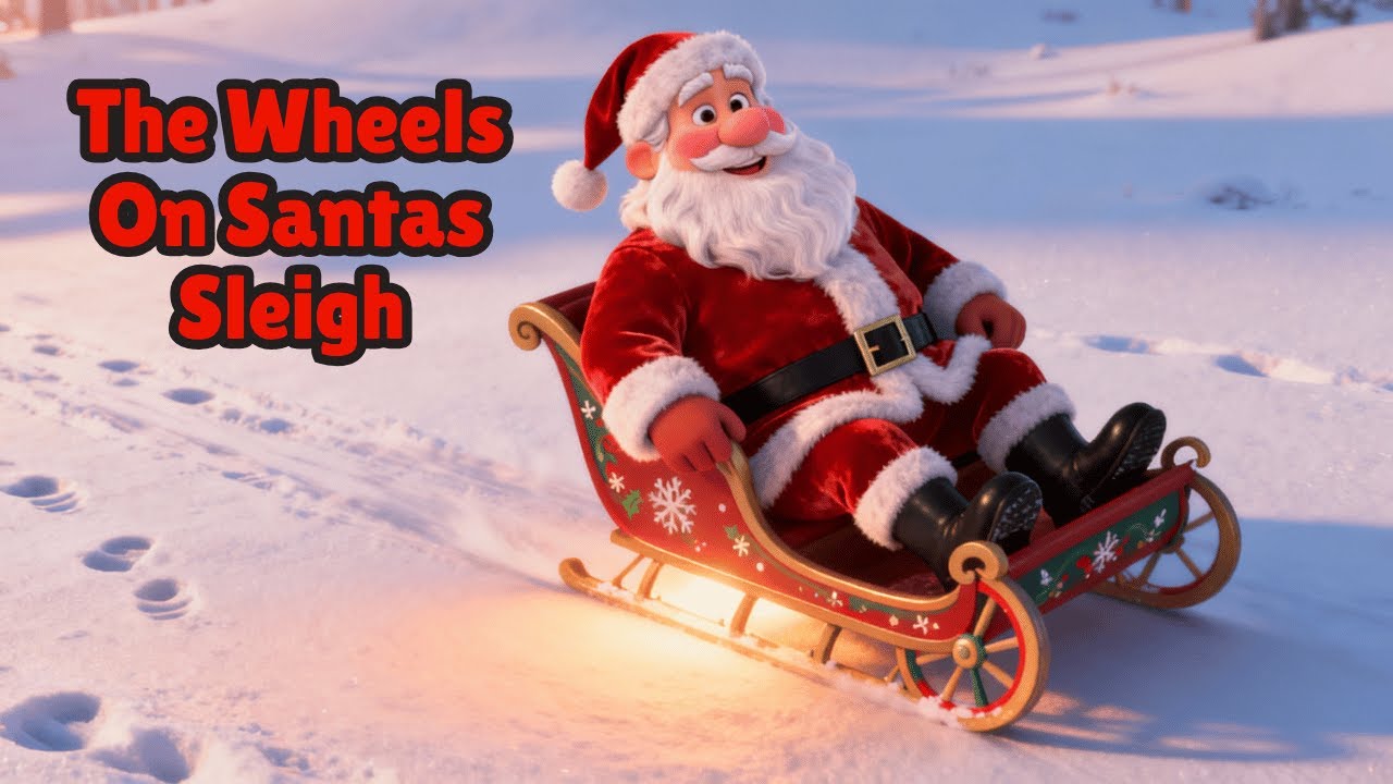 The Wheels on Santa’s Sleigh – Christmas Song for Kids - YouTube