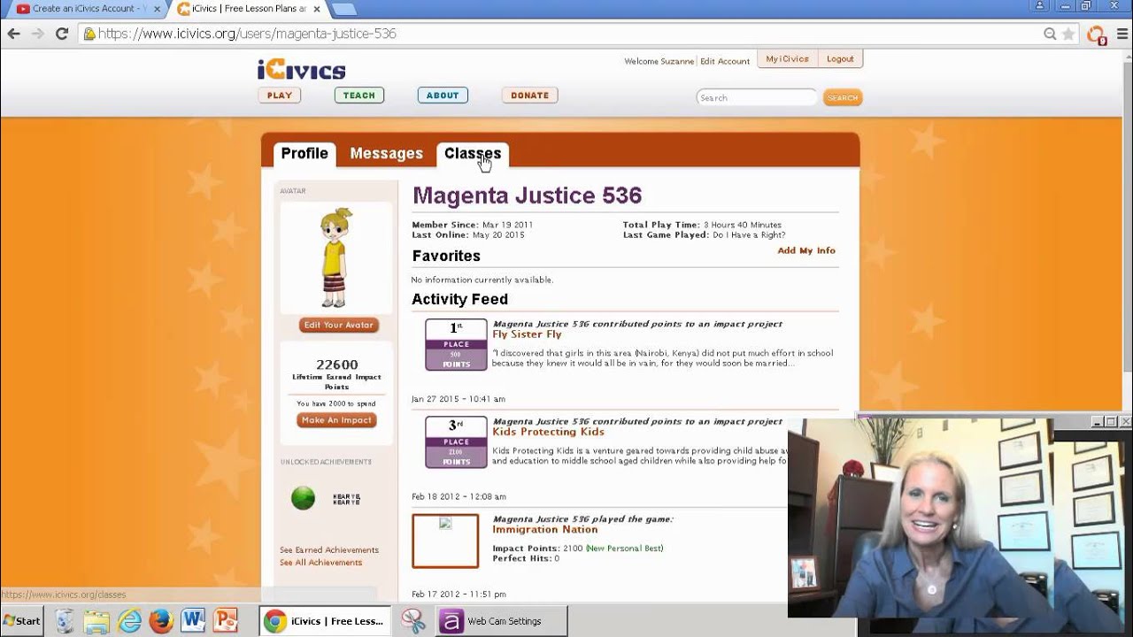Create An Account and Class In iCivics for Teachers - YouTube