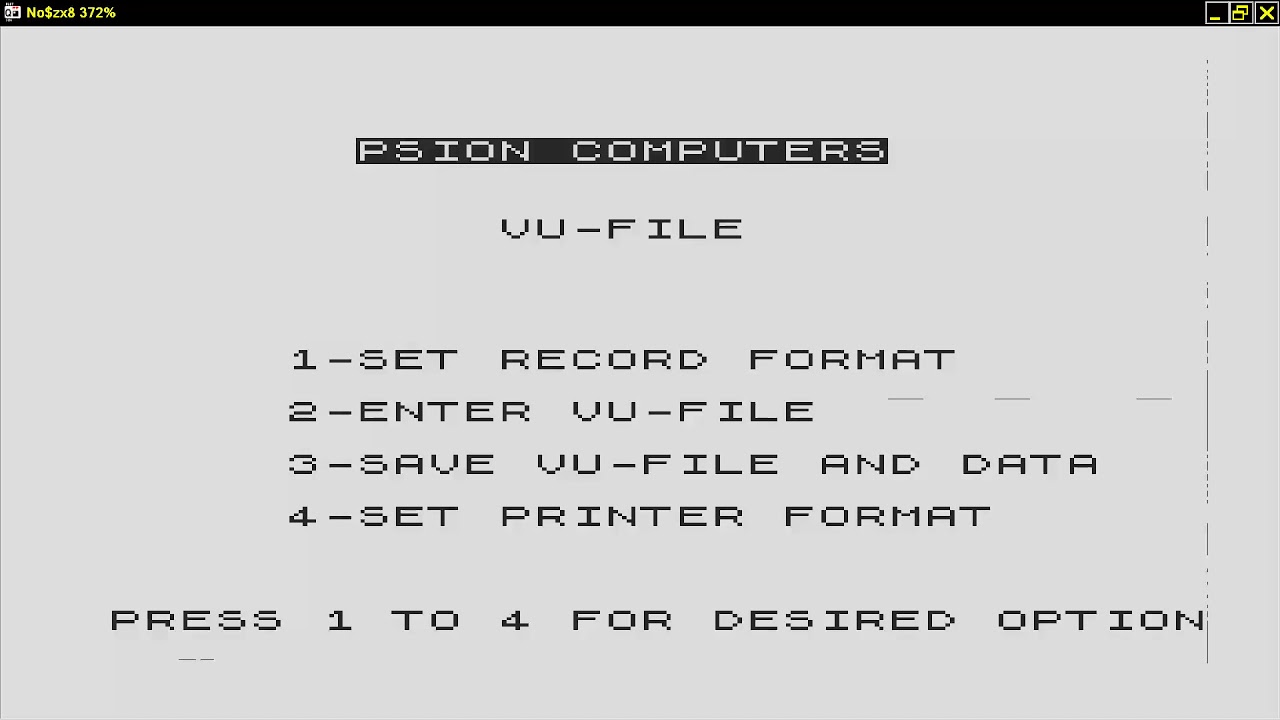 VU File 1981Psion Software Sinclair Researcha16K SINCLAIR ZX80 ZX 80 ZX81 ZX 81 Cambridge - YouTube