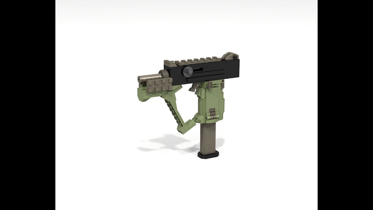 Custom Lego Gun MOC: IWI UZI-PRO [Master Edition] - YouTube