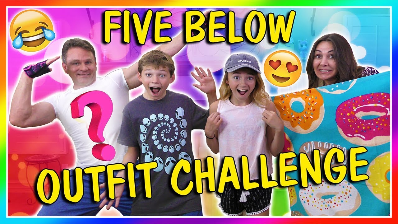 FIVE BELOW OUTFIT CHALLENGE | We Are The Davises - YouTube
