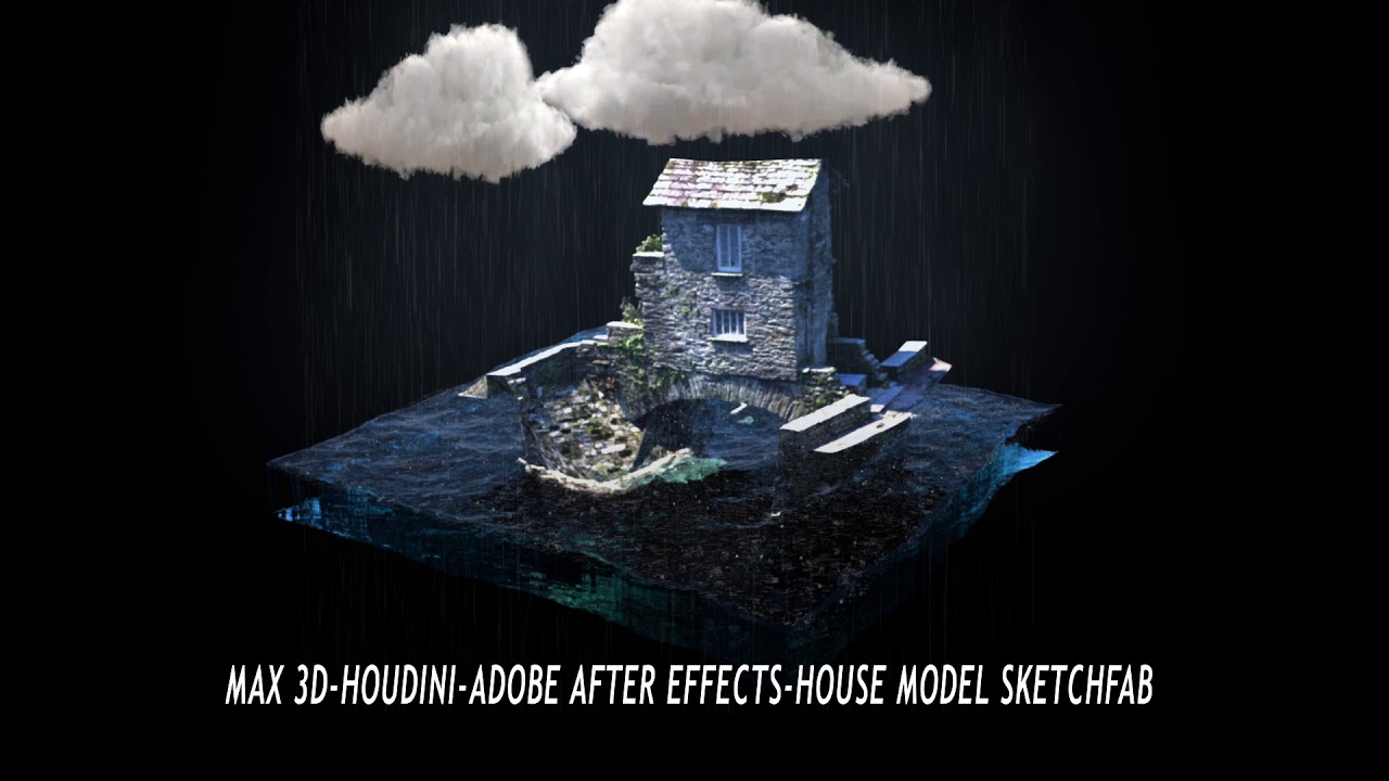 Max 3D-Houdini_Cloud scene - YouTube