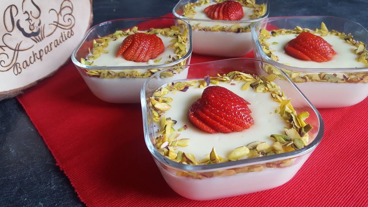 Leichte Pudding Dessert 🍓Blitzschnelle und Leckere Nachtisch / Magnolia ...